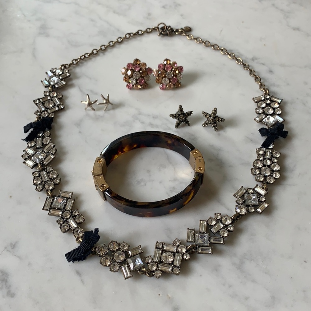 J. Crew Jewelry Bundle Statement Necklace - Gem